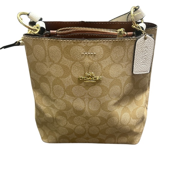 Coach | Bags | Coach Mono Molly Bag 22 Crossbody Bag With Gold Hardware ...